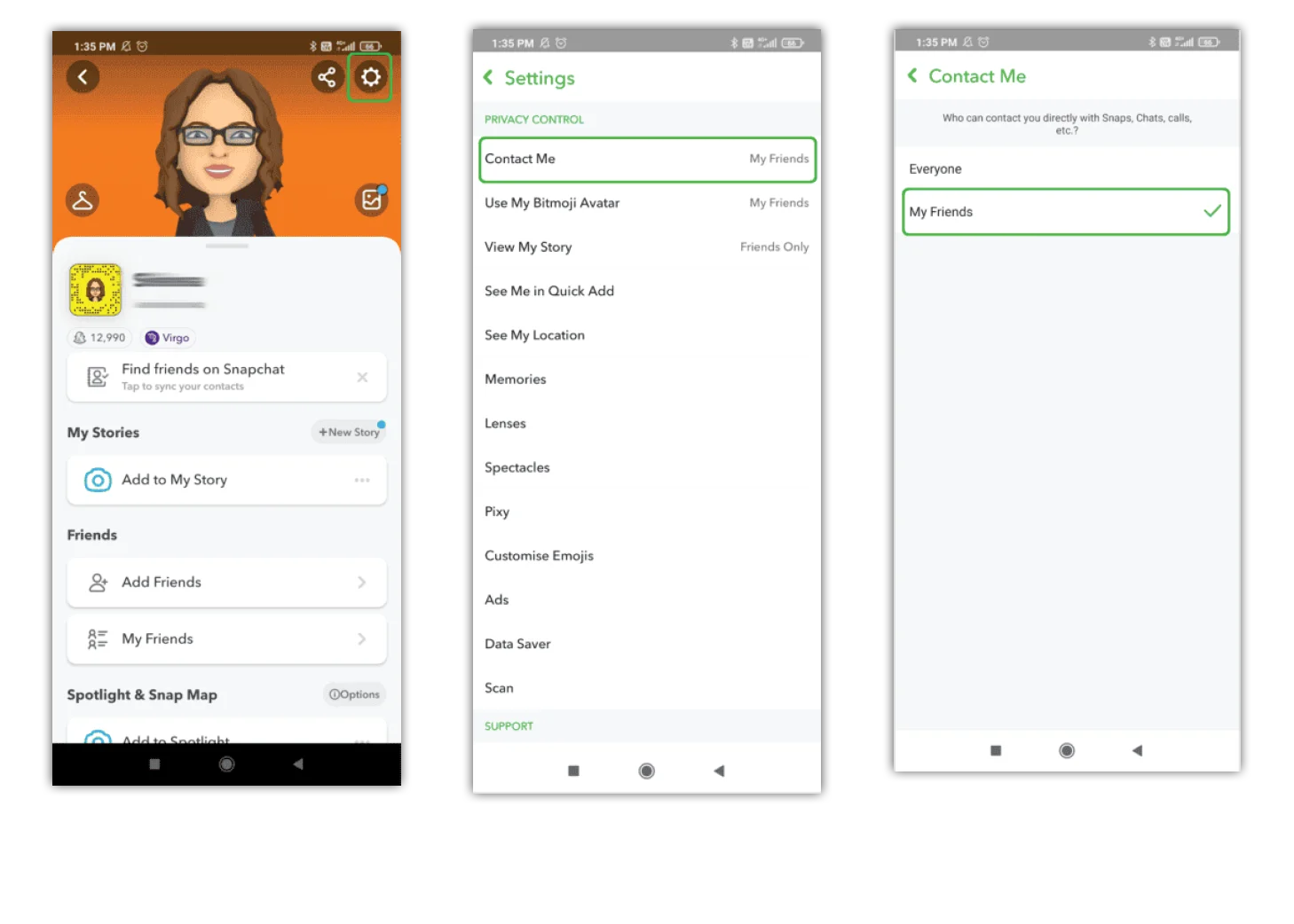 Snapchat privacy settings guide for parents | Internet Matters