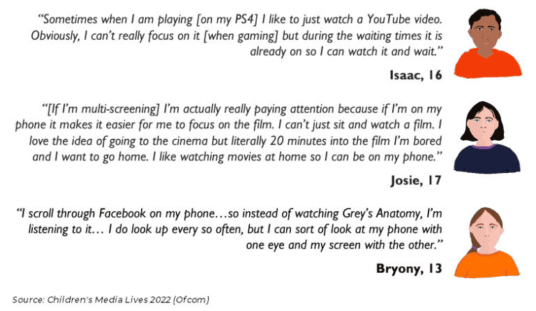 What are the impacts of dual-screening? | Internet Matters